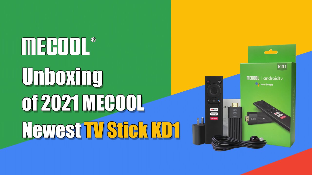 Unboxing of 2021 MECOOL Newest TV Stick KD1 | MECOOL Android TV Box ...