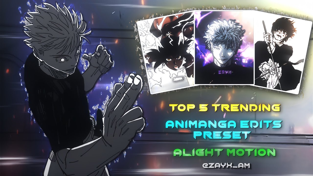 Trending manga edit preset [ alight motion ] manga edit - YouTube