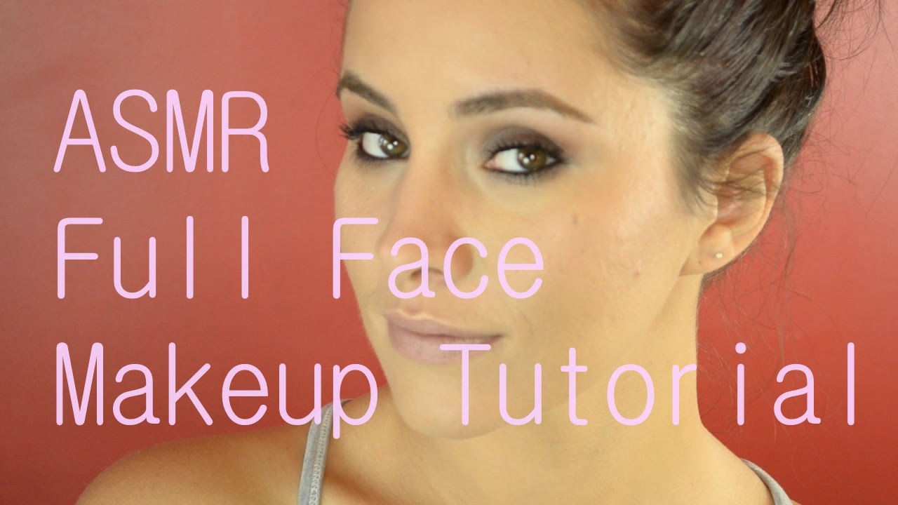 ASMR Soft Spoken Full Face Makeup Tutorial - YouTube