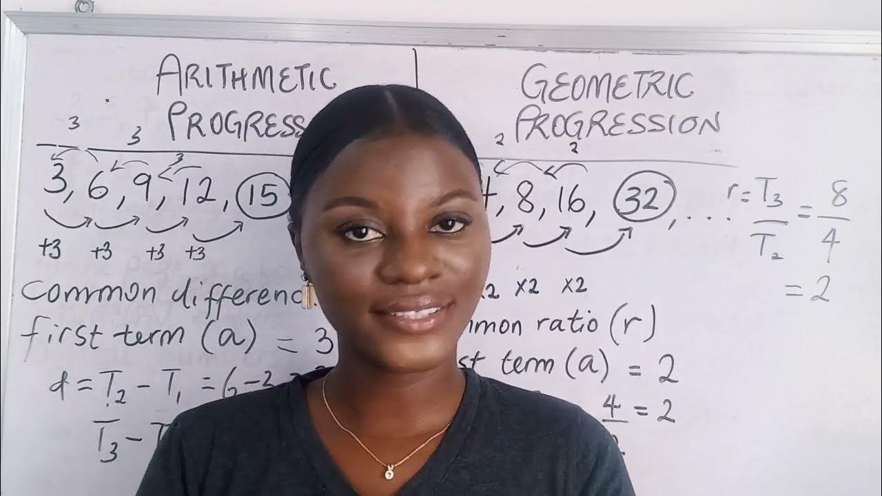 ARITHMETIC PROGRESSION and GEOMETRIC PROGRESSION - YouTube