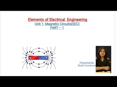 Elements of Electrical Engineering (EEC) |Unit 1:Magnetic Circuits (Part 1) |By Bhakti Gundewar ...