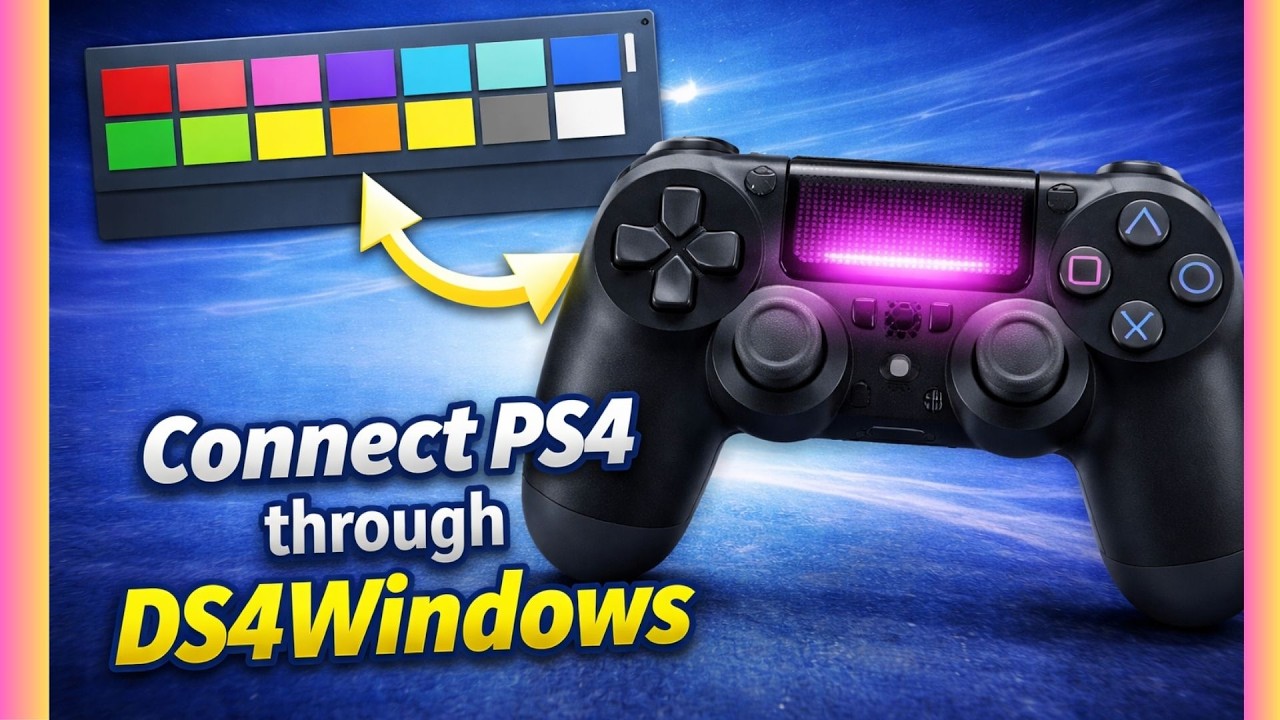 DS4Windows: Connect PS4 Controller to PC and Change PS4 Light Bar Color ...