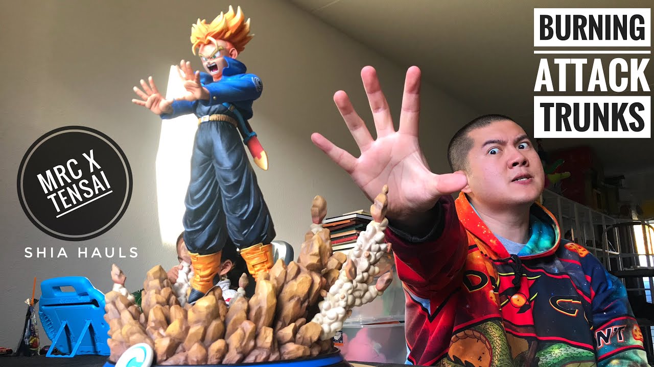 TENSAI Future Trunks Burning Attack Unboxing-Episode 116 - YouTube