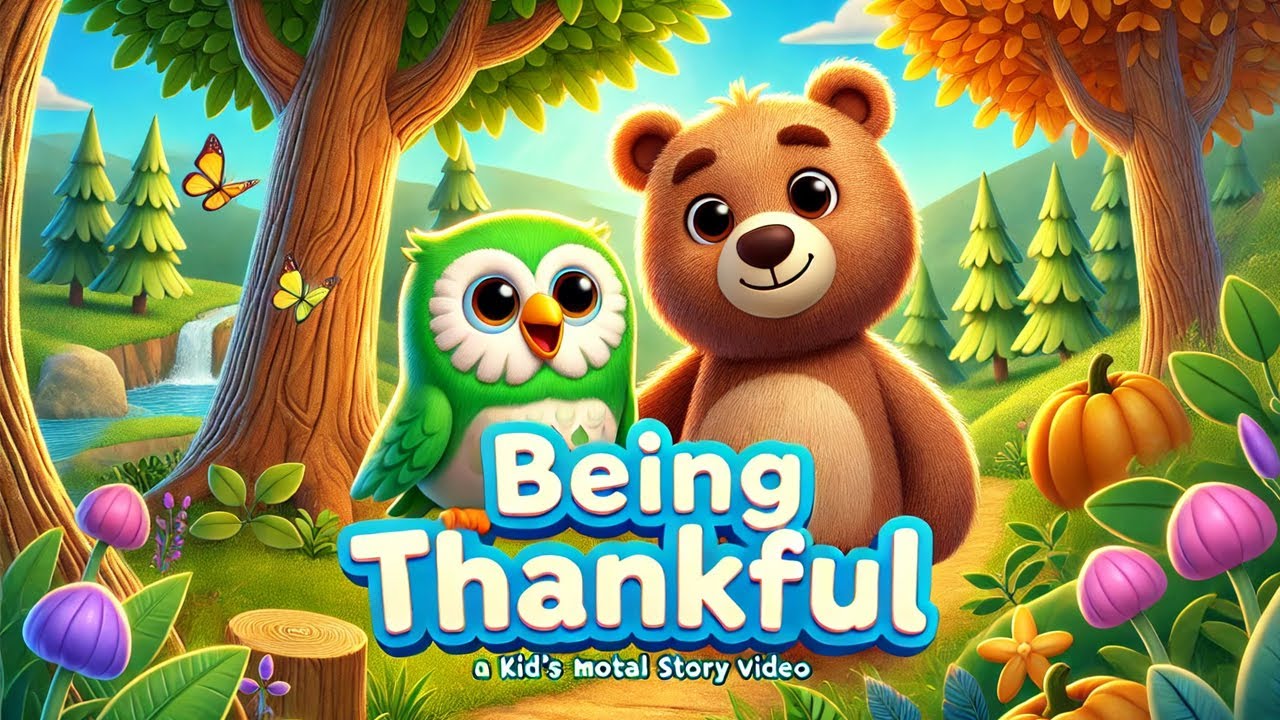 Being Thankful | Oliver’s Thankful Heart | English Stories For Kids ...