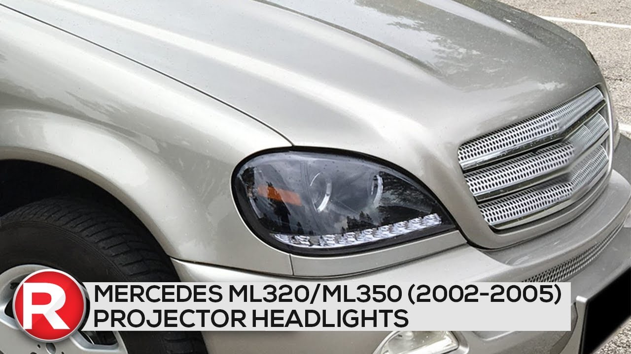 Spec-D Projector Headlights Mercedes ML320 / ML350 w/ LED DRL (2002 ...