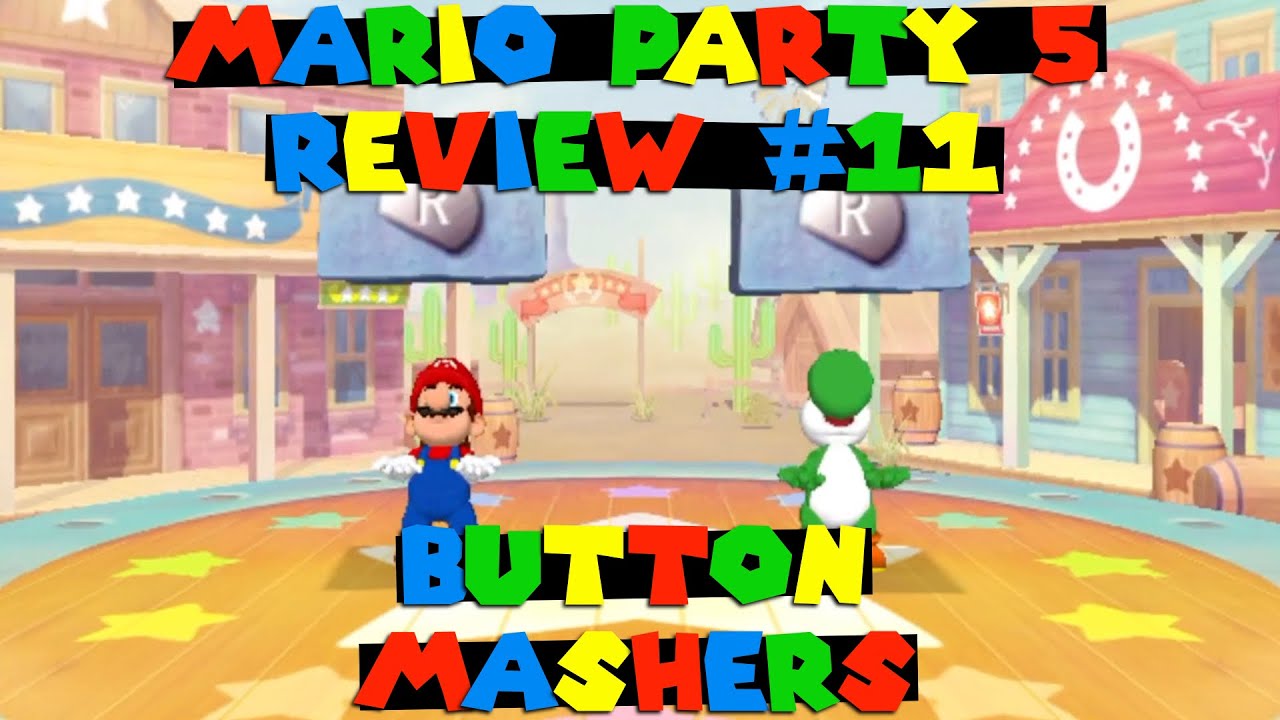 Mario Party 5 Minigame Review-Button Mashers - YouTube
