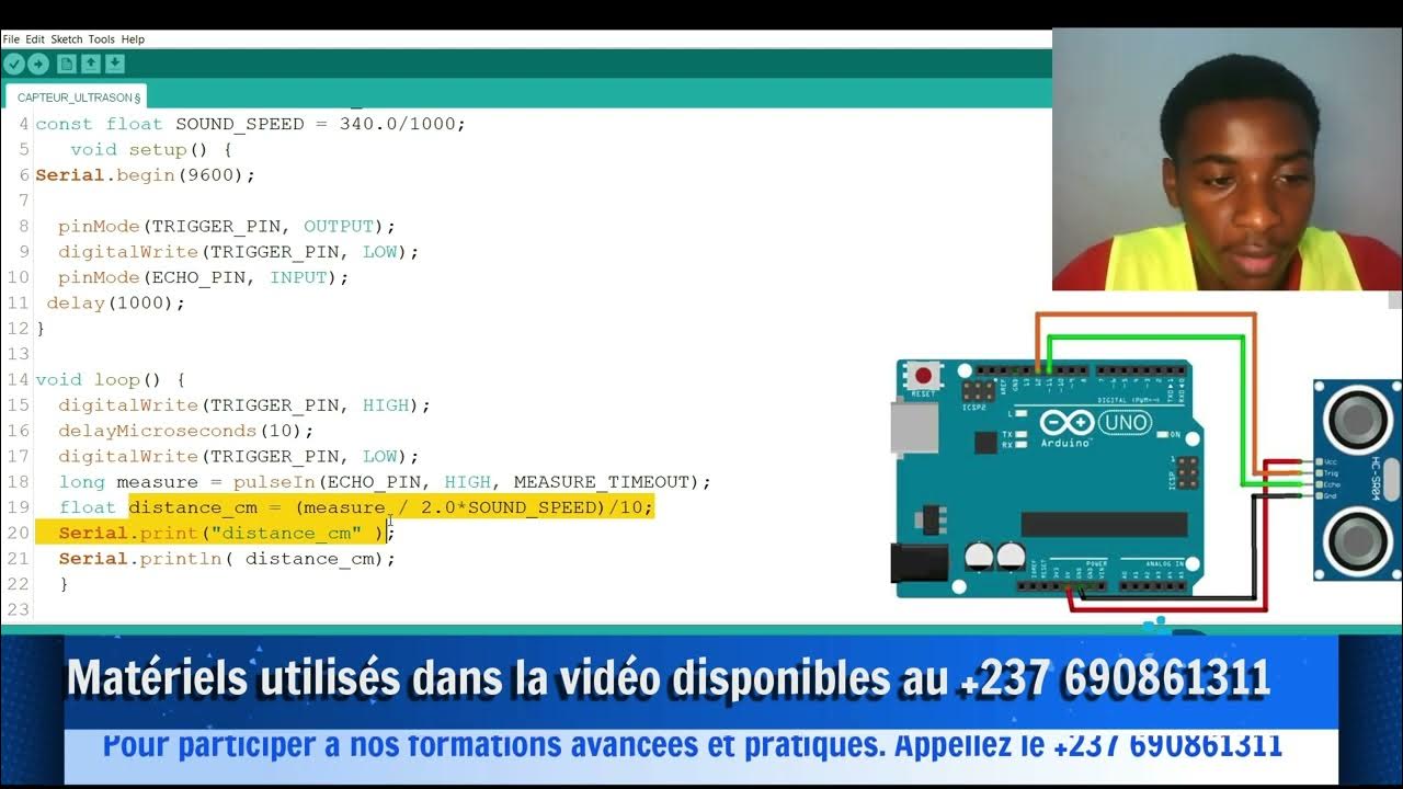 Formation Free Partie 5:Comment utilisez les Capteurs Ultrasons avec Arduino? - YouTube