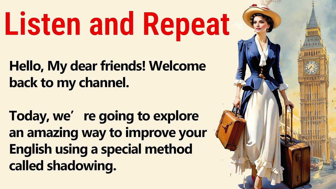 Improve your English || Listen and Repeat || English listening practice ...