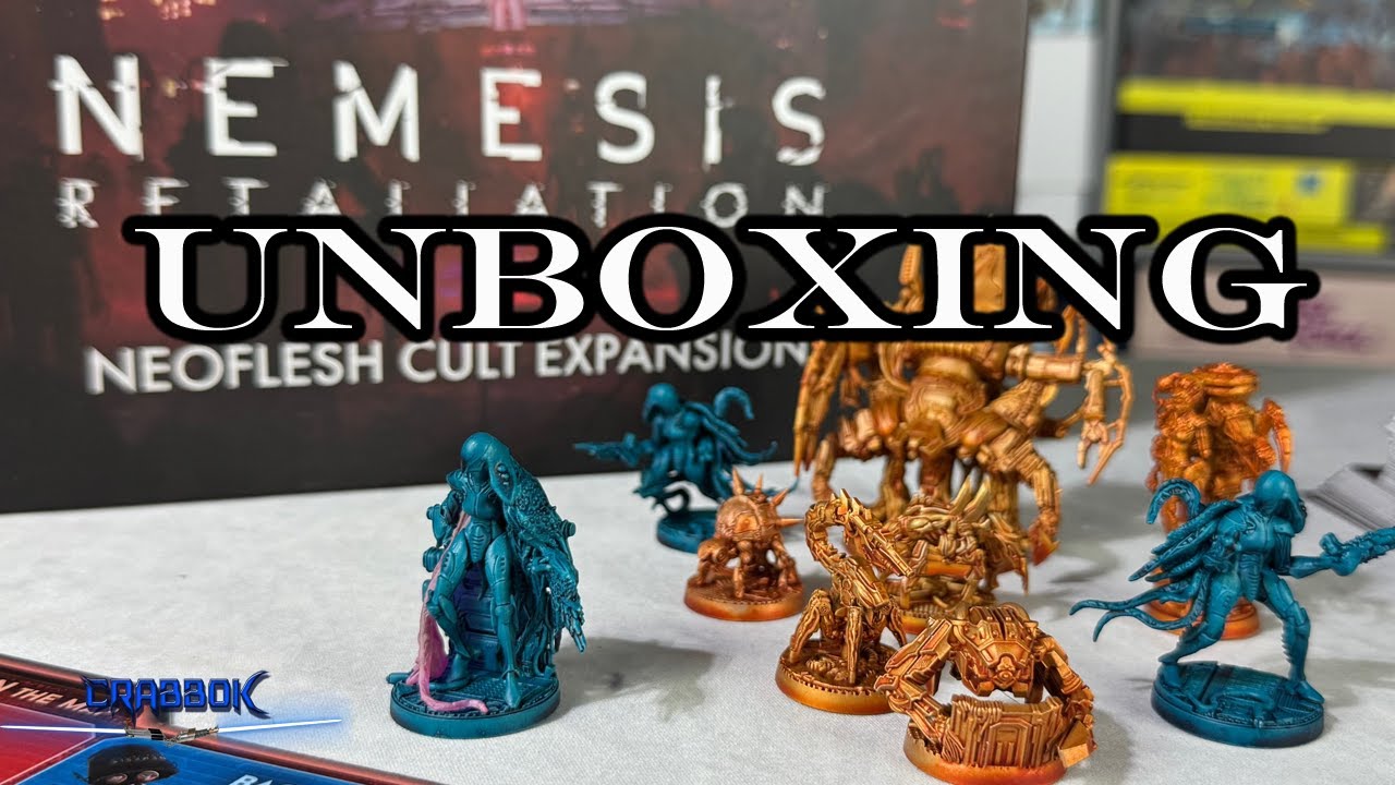 Nemesis: Retaliation - Neo Flesh Cult and Xyrians Prototype Unboxing & Miniature Showcase - YouTube