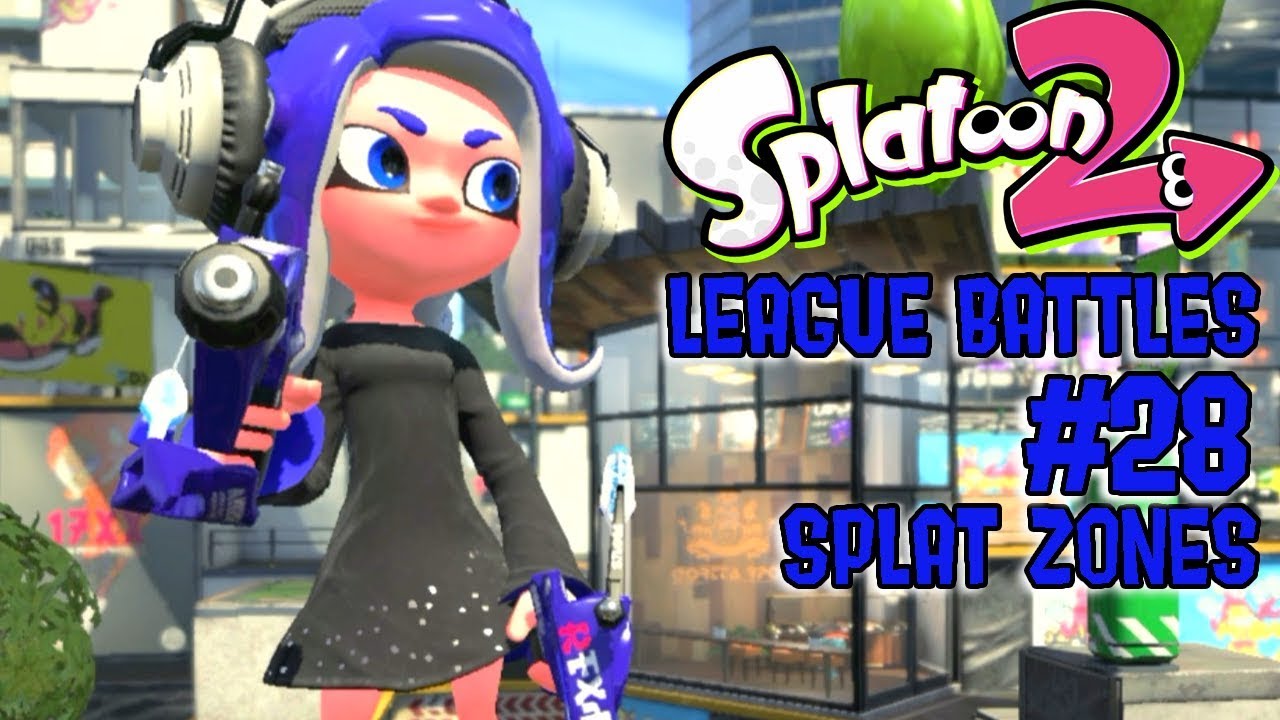 Splatoon 2: League Battles #28 - Splat Zones - YouTube