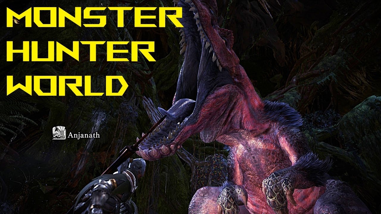 MONSTER HUNTER WORLD: HUNT FOR ANJANATH (AND OTHER QUESTS) - YouTube