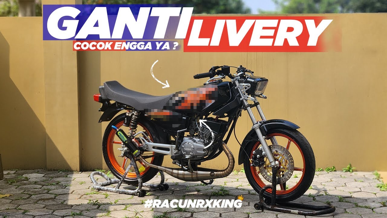 Ganti Striping/Livery Motor Rx-king Masuk Ke Konsep Motor nya Engga Ya ...