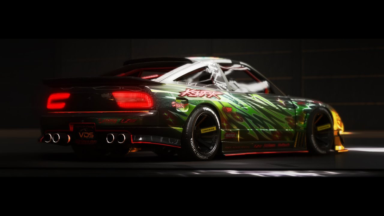 Nissan 180SX "Green beast" 💚 | Krushmaspheric | CXDR - YouTube