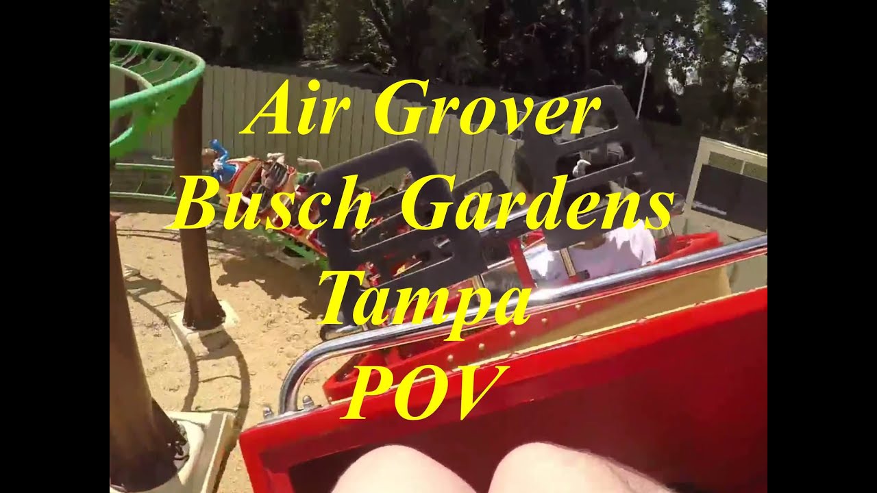 Air Grover Busch Gardens Tampa Back Seat POV Full HD - YouTube
