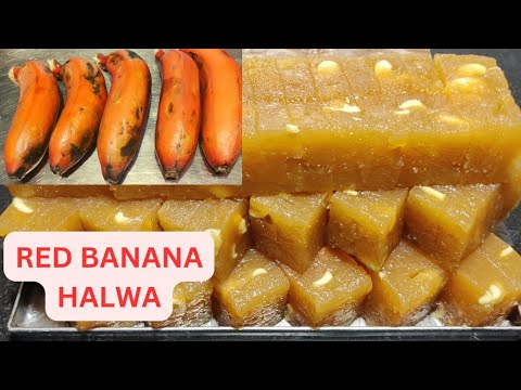 RED BANANA HALWA Banana Halwa Sevvalai Palam Halwa Recipe - YouTube
