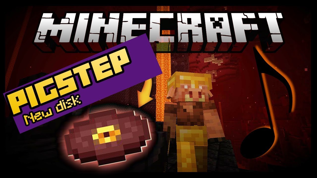 Novo disco de música PIGSTEP by Lena Raine - Minecraft Nether Update ...