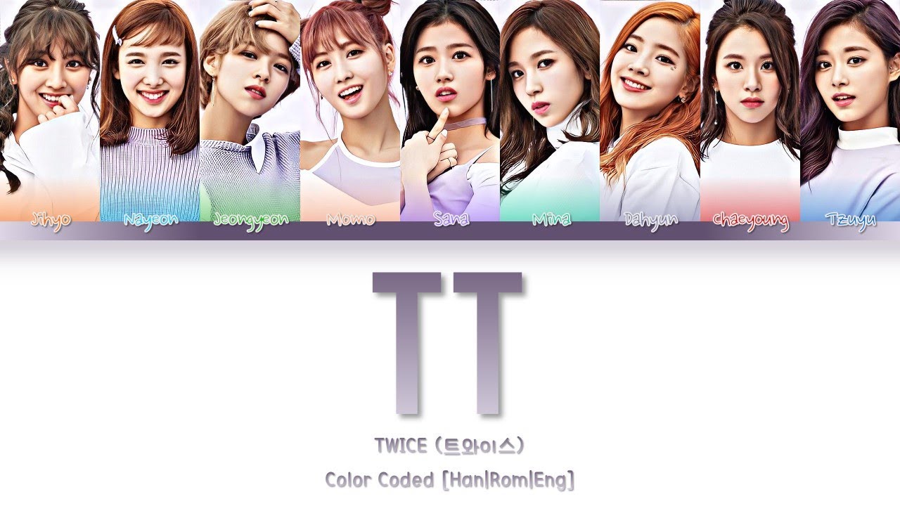 TT - TWICE (트와이스) [COLOR CODED] - YouTube