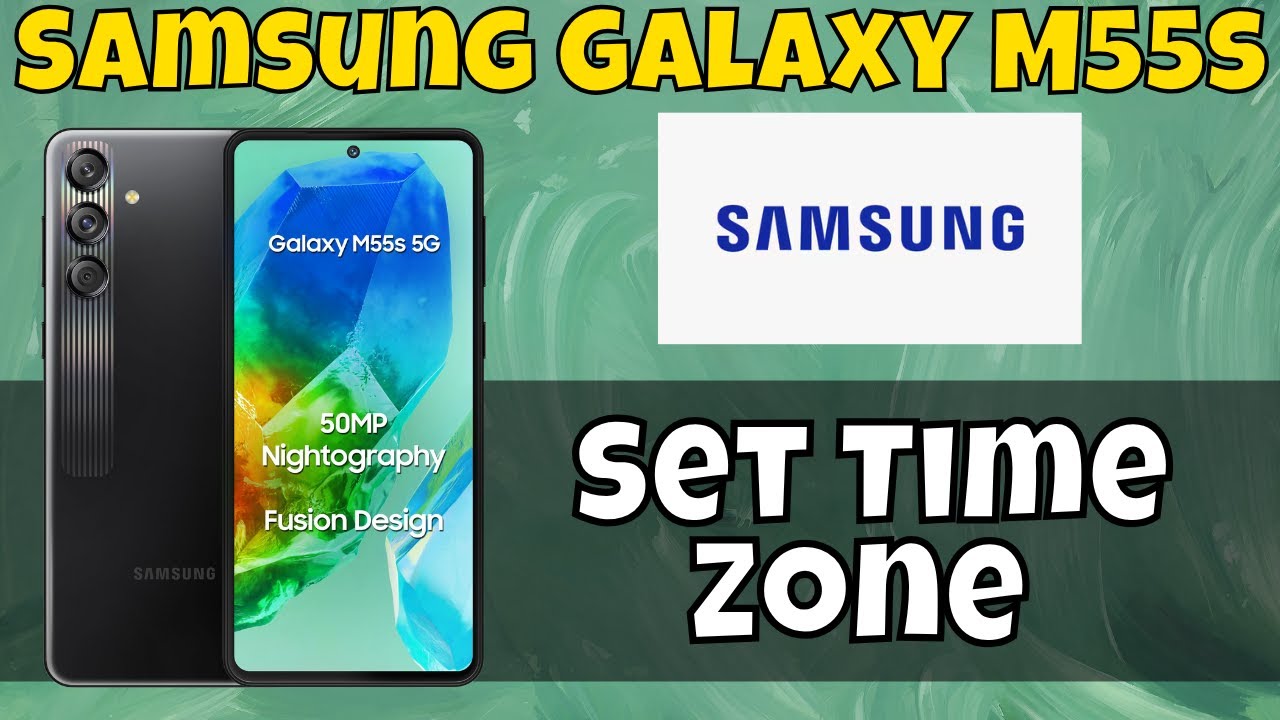 Samsung Galaxy M55s Date & Time Settings || Set Time Zone #latest - YouTube