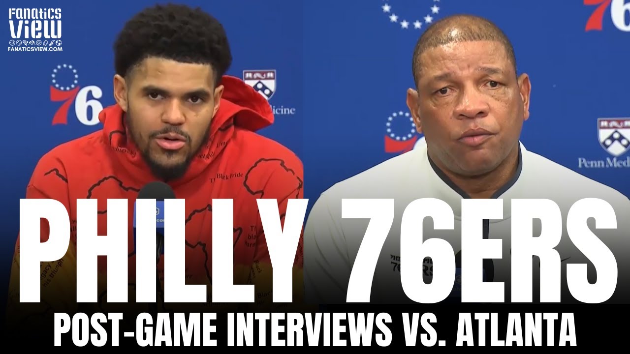 Tobias Harris & Doc Rivers React to Philadelphia 76ers Win vs. Atlanta ...