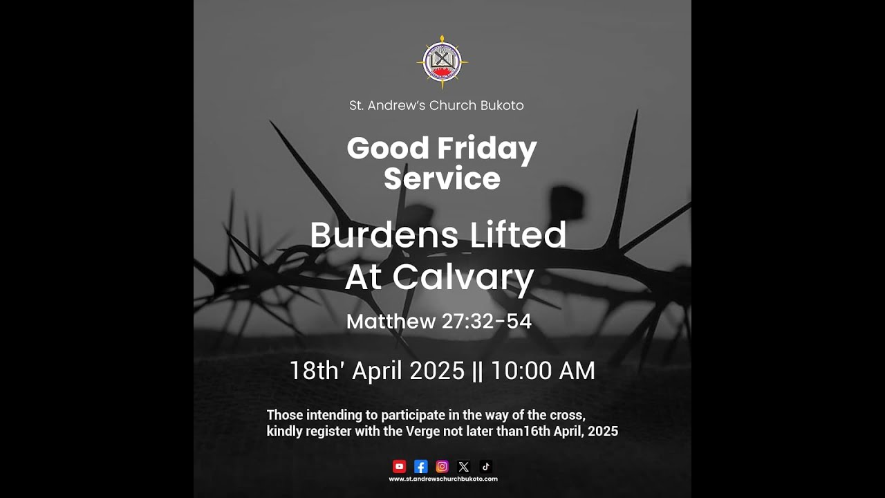 #Good_Friday || Easter Carols Service || #St. Andrew's Church Bukoto ...
