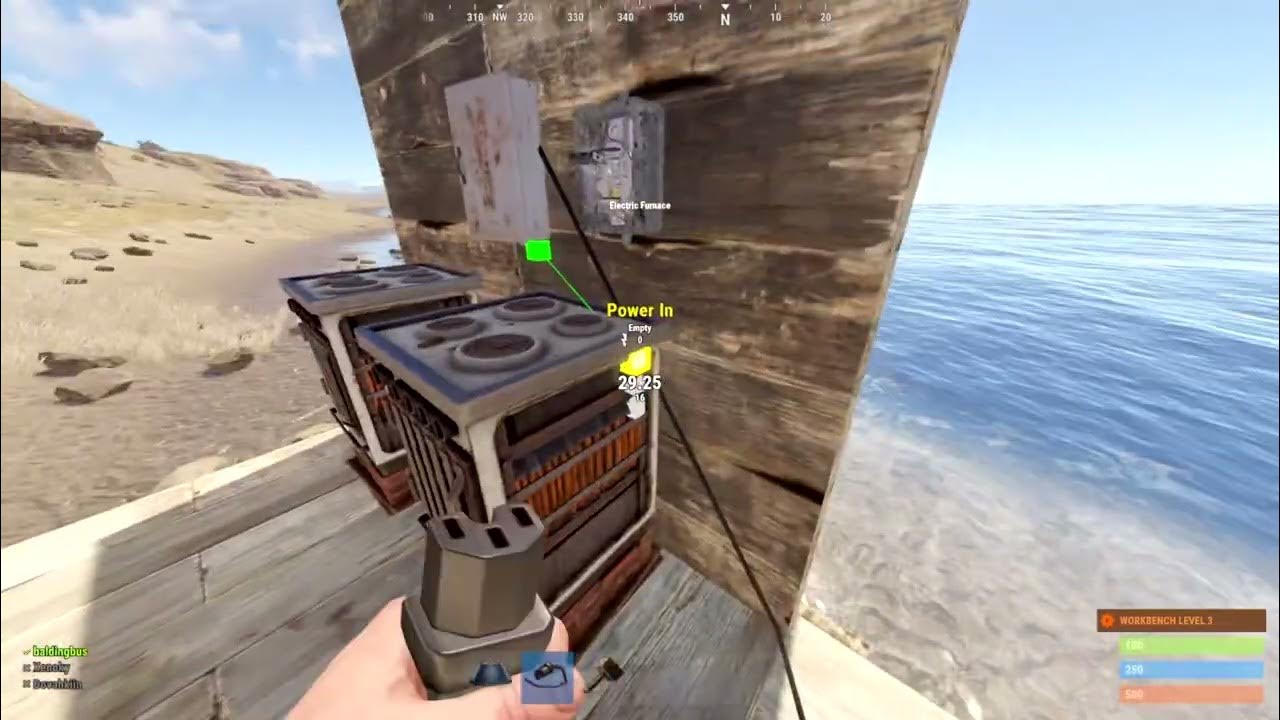 How to Setup an Electric Furnace in Rust - YouTube