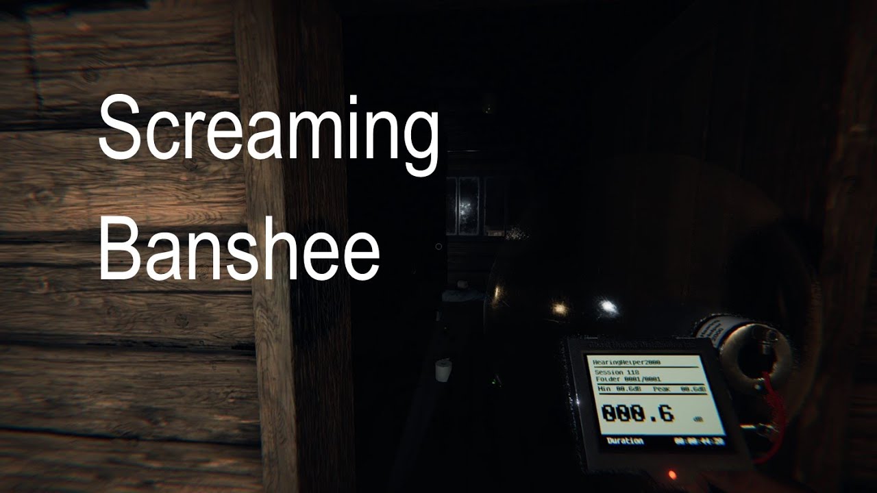 Hearing a Banshee on the Microphone- Phasmophobia - YouTube