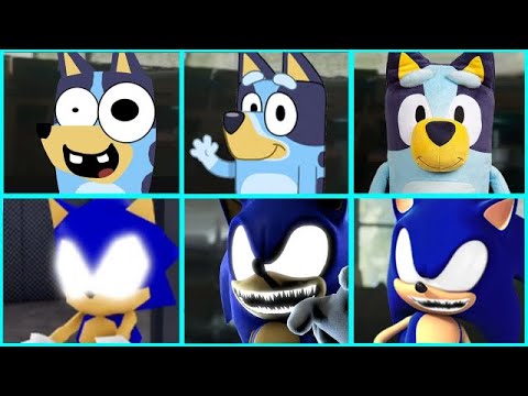 Sonic The Hedgehog Movie - Bluey vs DING DONG HIDE AND SEEK Uh Meow All ...