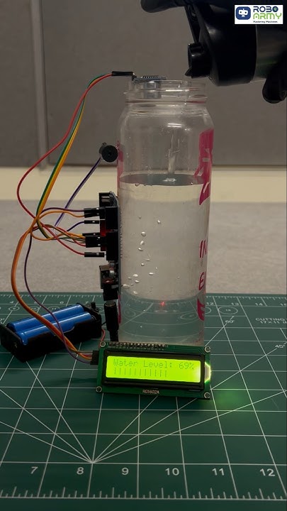 DIY Water Level Detector #waterlevelindicator #roboarmy #arduinoproject #scienceproject - YouTube