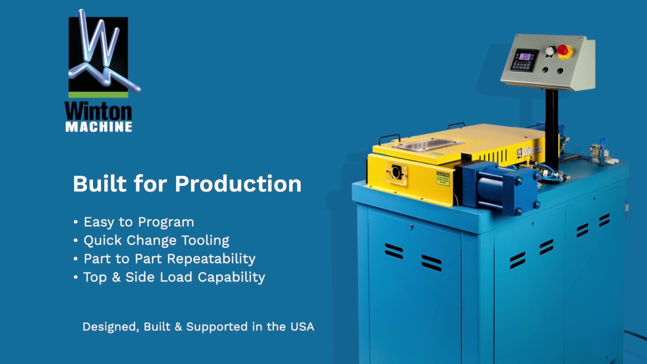 End Former | Model DH50 Demonstration | End Forming Machines by Winton ...