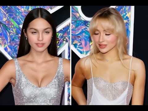 Sabrina Carpenter and Olivia Rodrigo lesbian kiss