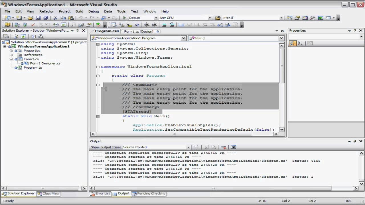 Using Microsoft Visual Studio with Subversion - YouTube