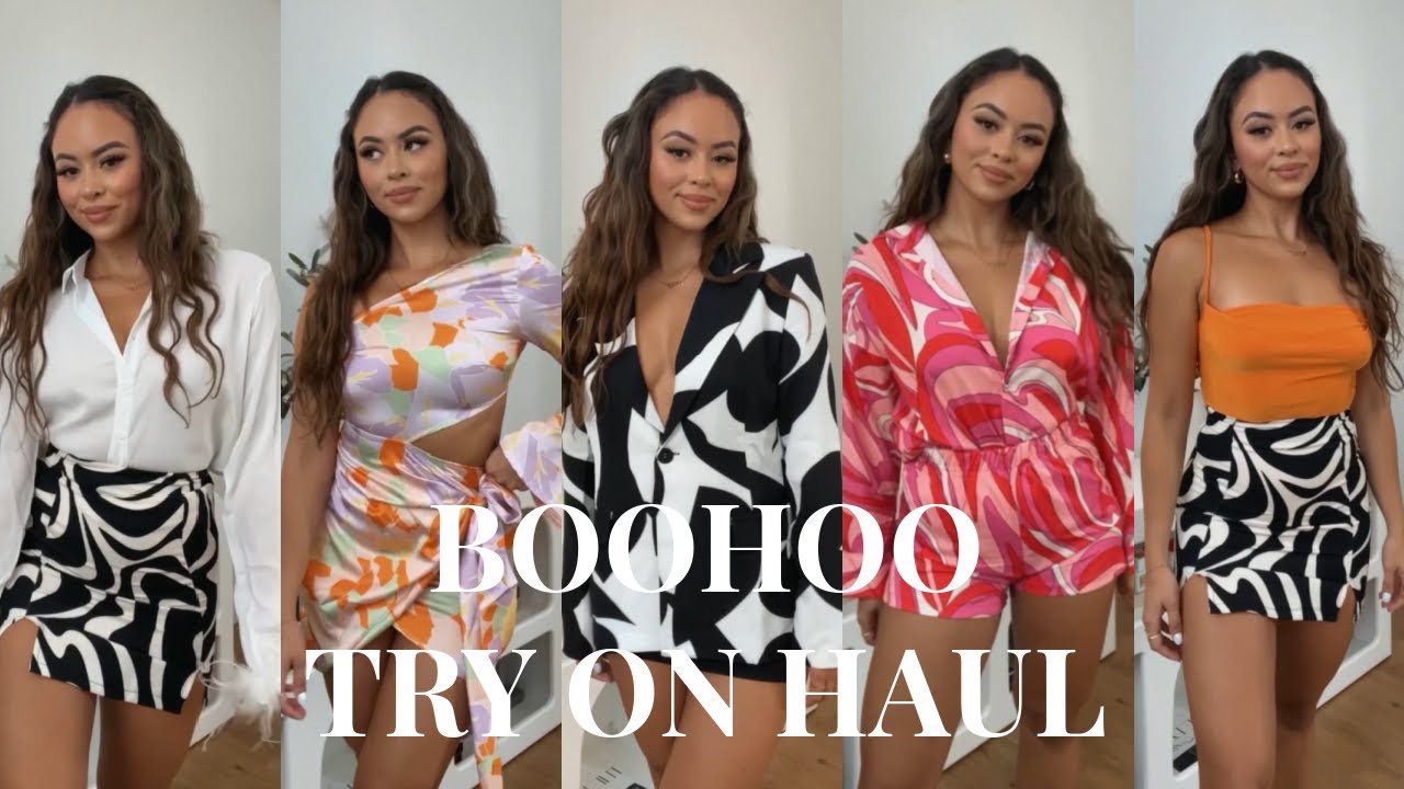 BOOHOO TRY ON HAUL - YouTube