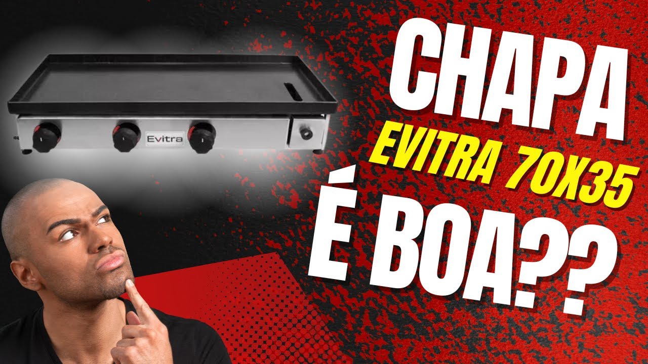 Nossa chapa EVITRA 70x35 - 5mm de espessura 😲 - YouTube