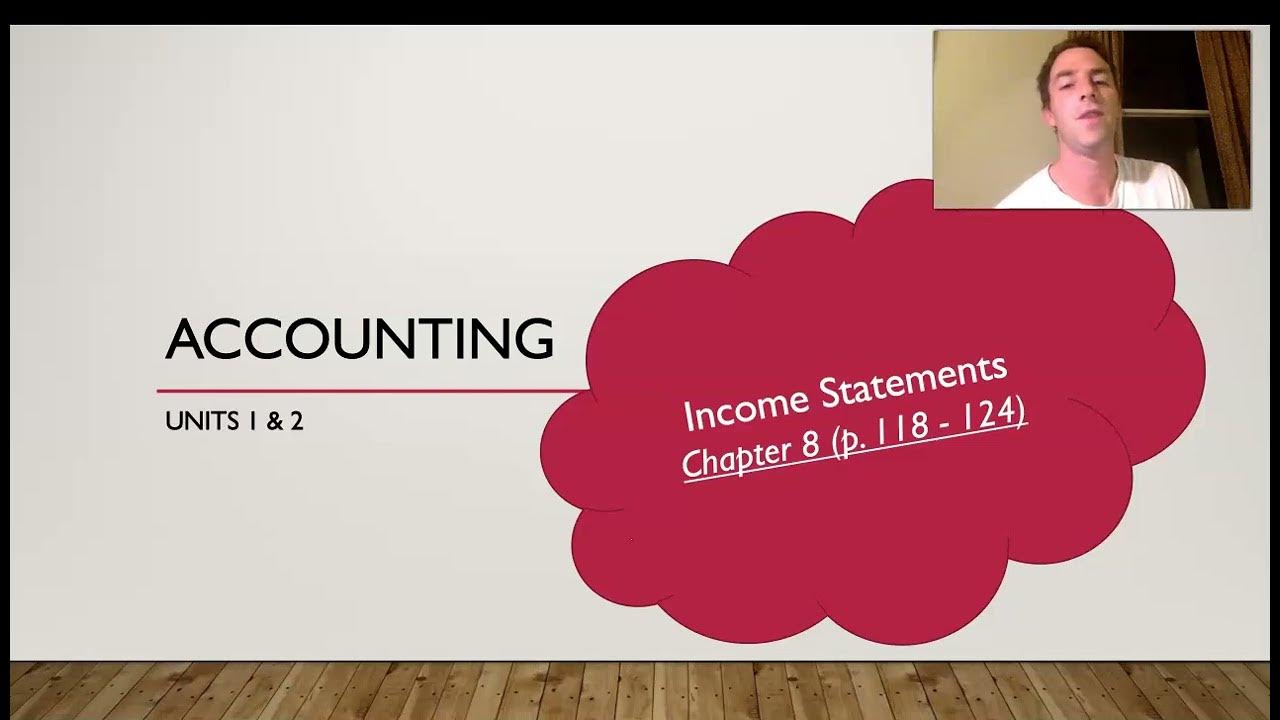 VCE Accounting - Unit 1 - Income Statements - YouTube