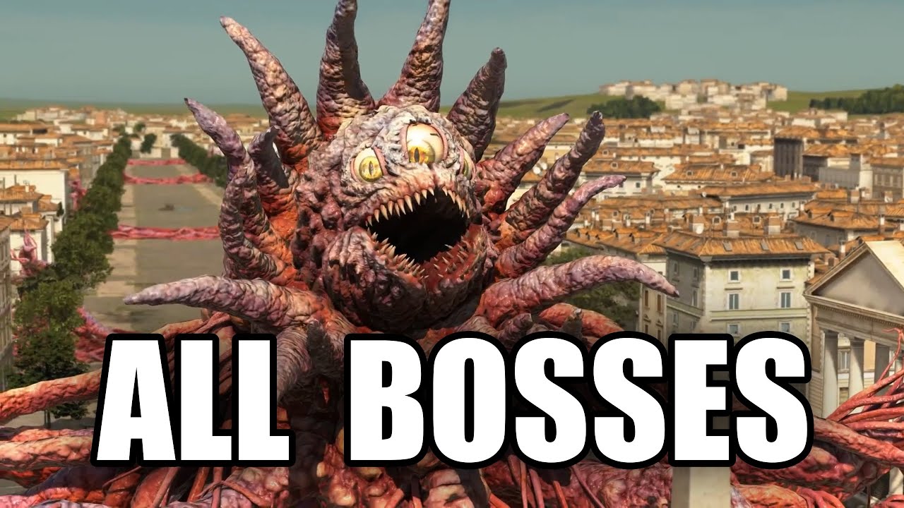 All Boss Fights - Serious Difficulty - Serious Sam 4 - YouTube