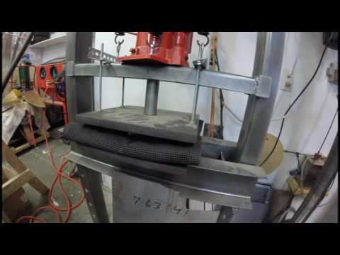 flanging lightening holes - YouTube