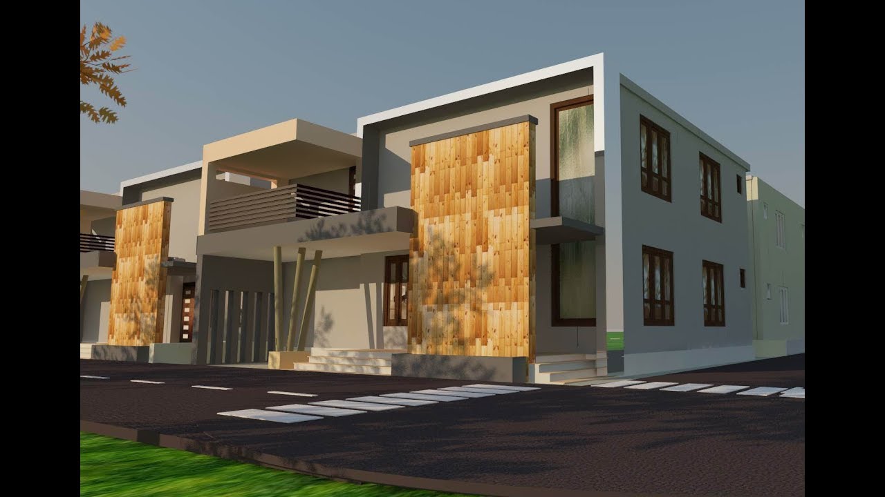 Architectural layout visualization 3ds max render vray - YouTube