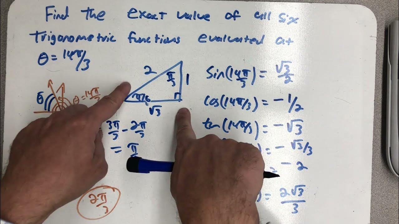 Find the exact values of trig functions using reference angles. - YouTube