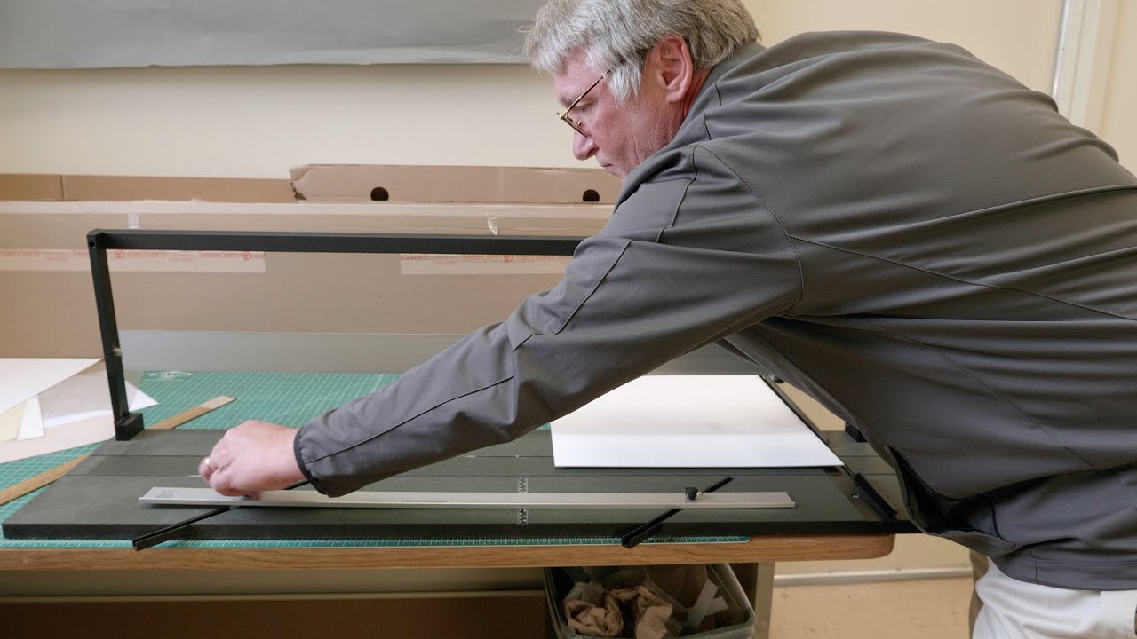 Matting a Print Pt. 2: A Museum How-to - YouTube