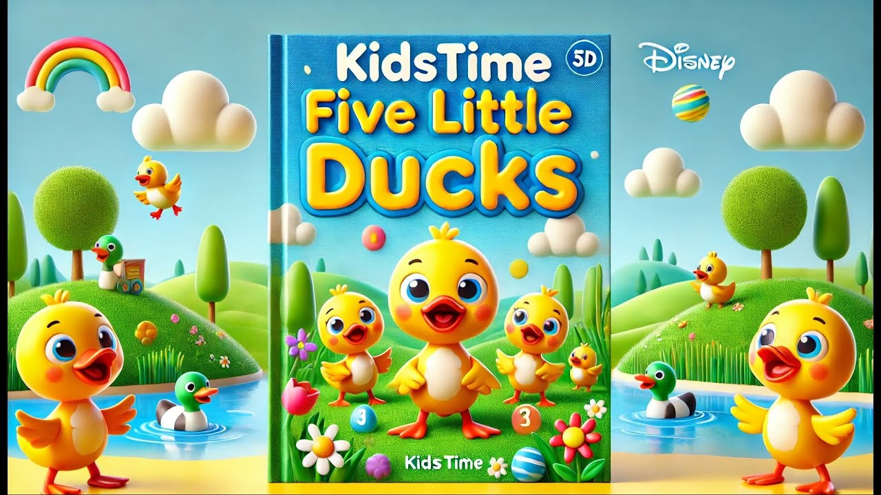 Five Little Ducks | Nursery Rhymes | @KIDSTIME-o2i - YouTube