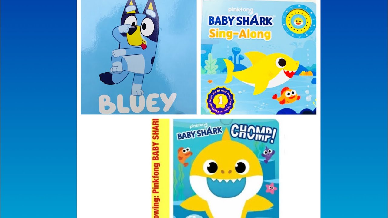 Pinkfong Baby Shark Sing-Along | Bluey | Pinkfong Baby Shark Chomp ...