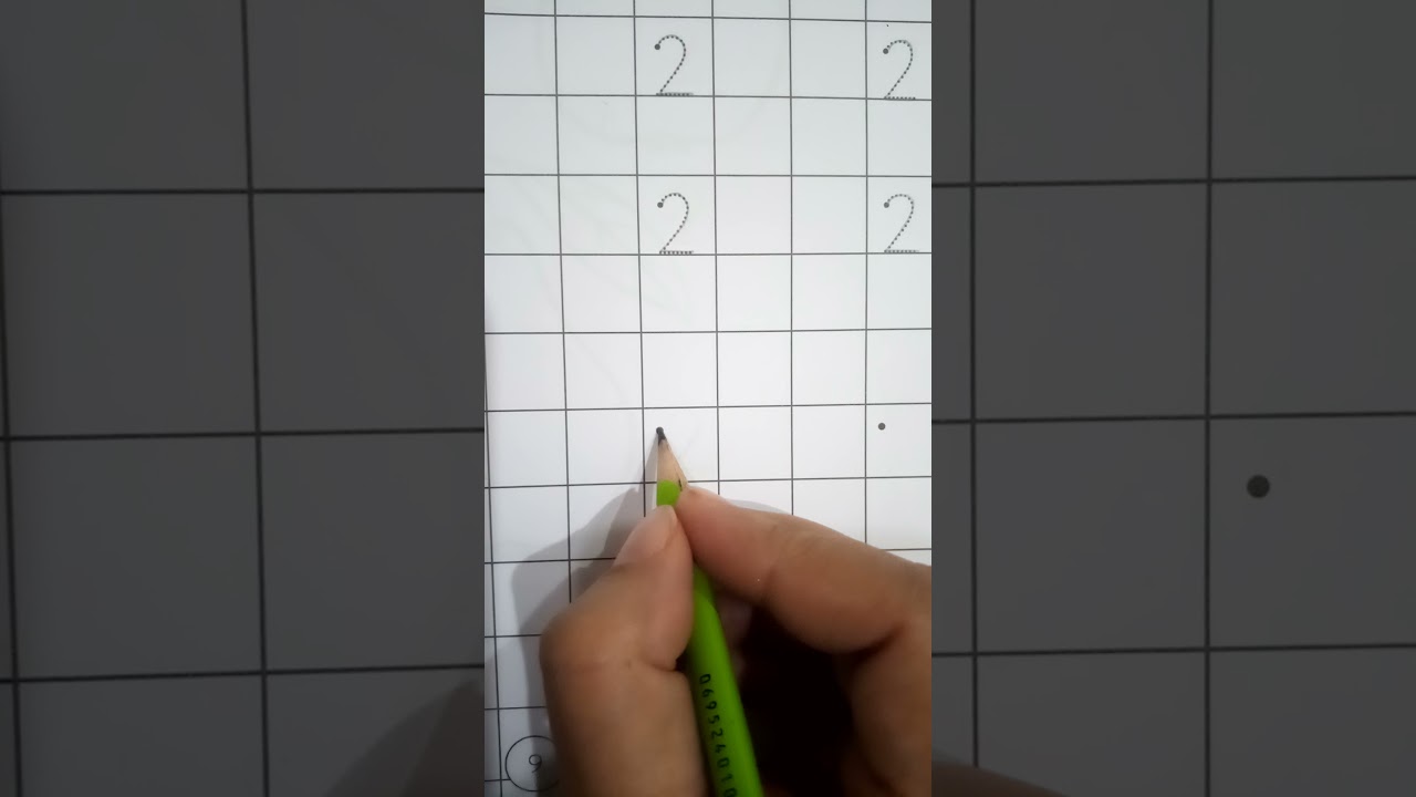 write number 2 - YouTube