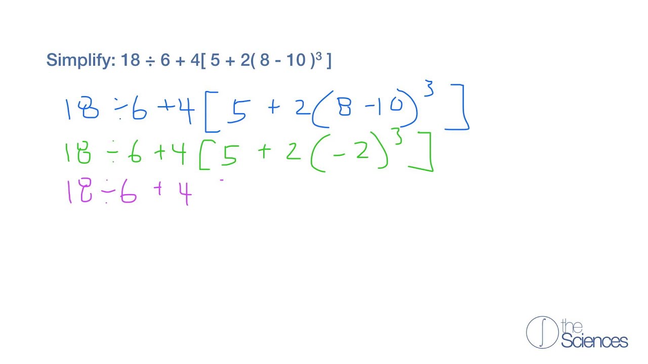 Use the order of operations agreement #14 - YouTube