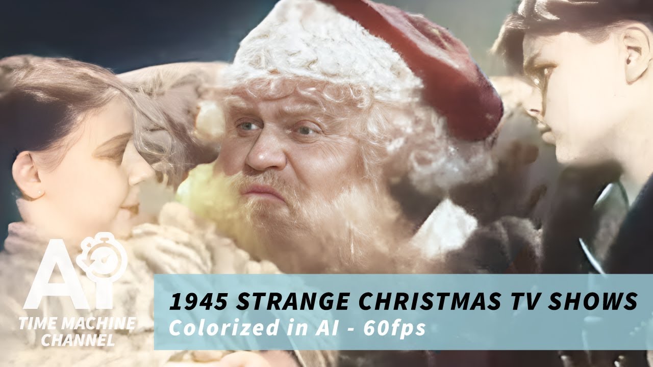 1945 Christmas short film by U.S. board of education [ AI Colorized ...