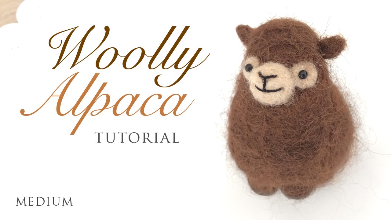 Woolly Needlefelt Alpaca - Collab With LittleSurprisesYT - YouTube