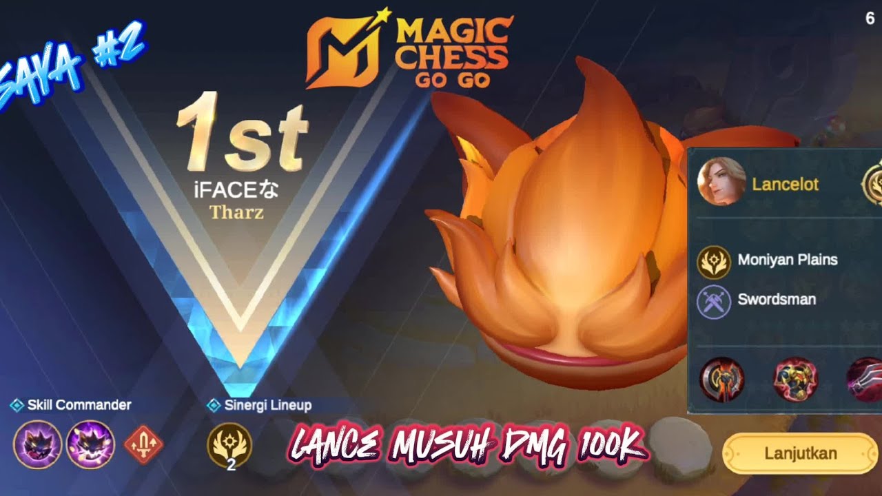 Kalah Lance Musuh 🌟🌟🌟 Dmg 100k Magic Chess GoGo - YouTube
