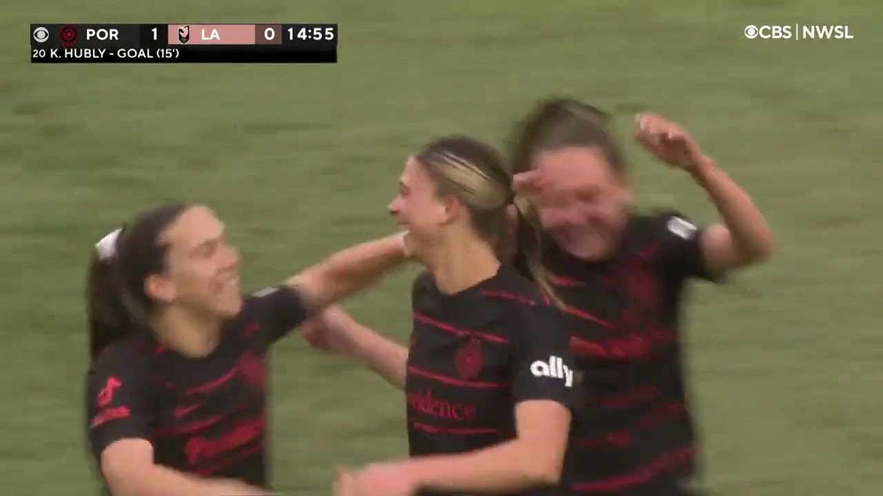 Kelli Hubly Goal: Portland Thorns FC vs. Angel City FC | June 3, 2022 ...
