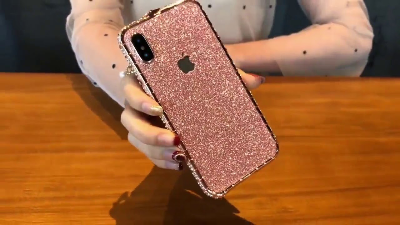 iPhone X Case Crystal Diamond Metal Bumper 7 6s 8 Plus Case Xs Max Case ...