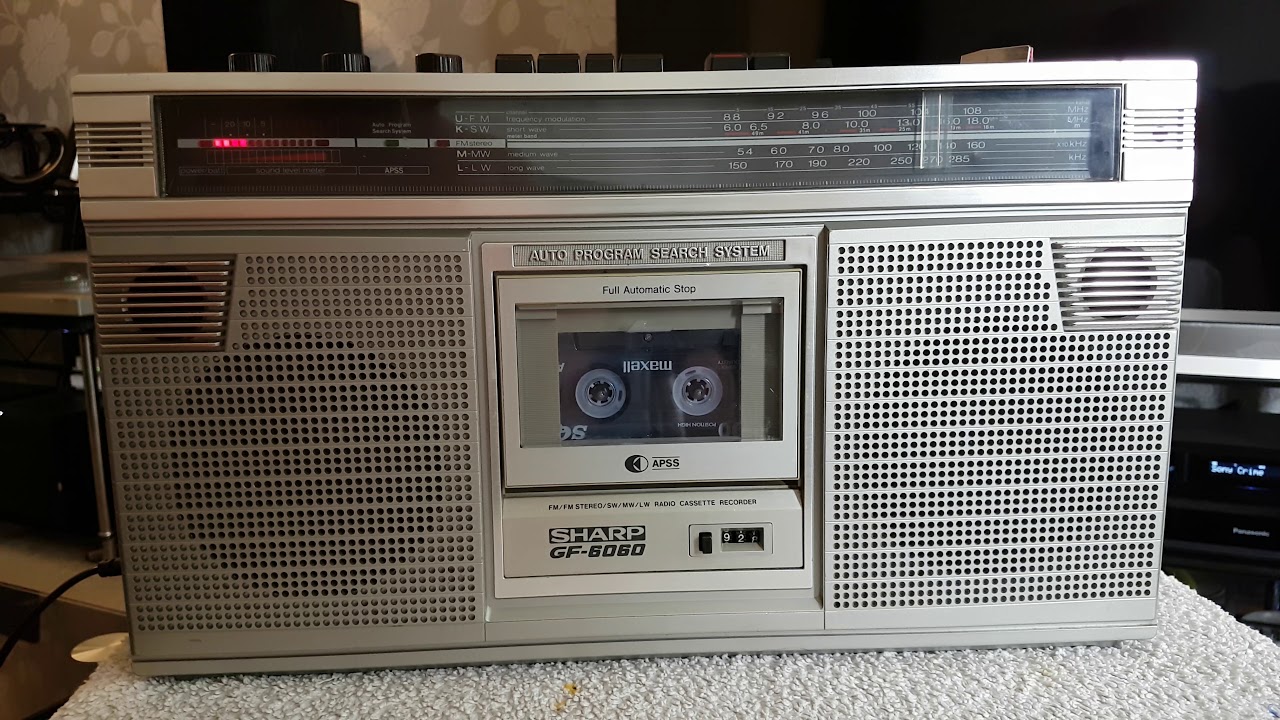 Sharp GF 6060 Stereo Radio Recorder - June 2018 (3) - YouTube