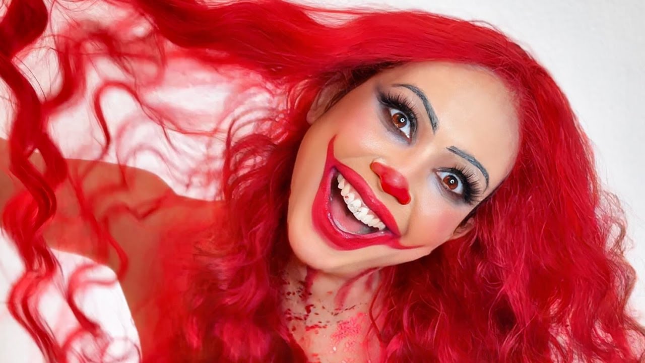 Spooky Halloween Clown Transformation 🎃 | Creepy Makeup Tutorial for ...